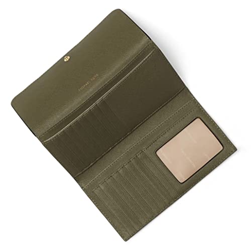 Michael Kors Jet Set Charm Large Trifold Wallet, Olive