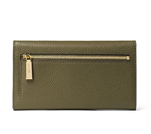 Michael Kors Jet Set Charm Large Trifold Wallet, Olive