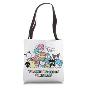 hello kitty and friends there is power in kindness tote bag