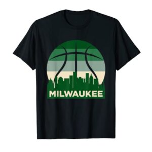 Milwaukee Basketball 2022 Shirt B-Ball City Retro Vintage T-Shirt