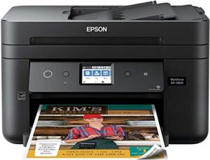 epson workforce wf-2860 all-in-one wireless color printer with scanner, copier, fax, ethernet, wi-fi direct and nfc, amazon dash replenishment ready