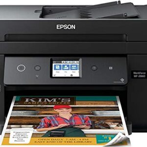 Epson Workforce WF-2860 All-in-One Wireless Color Printer with Scanner, Copier, Fax, Ethernet, Wi-Fi Direct and NFC, Amazon Dash Replenishment Ready