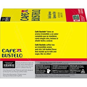 Café Bustelo Espresso Style Dark Roast Coffee, 12 Keurig K-Cup Pods