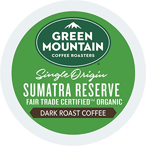 Green Mountain Coffee Roasters Sumatra Reserve, Single-Serve Keurig K-Cup Pods, Dark Roast Coffee, 72 Count