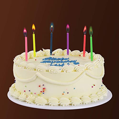 Dabria Birthday Candles 12 Colored Flame Candles Gift Candles Creative Candles Candles for Cake Digital Candle