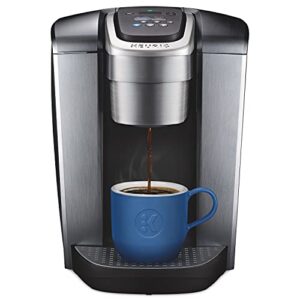 keurig k-elite single serve k-cup pod programmable coffeemaker (brushed silver)