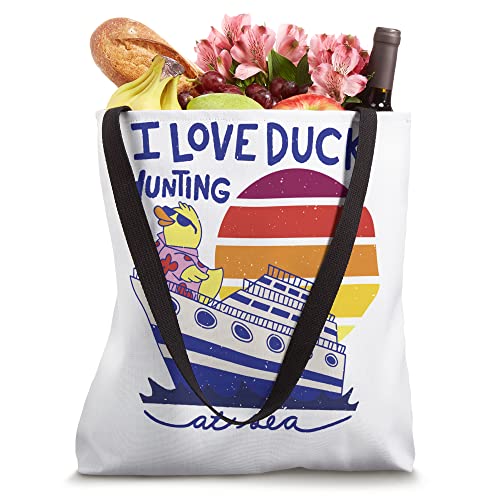 Cruise Ship Cruising Rubber Duck Passenger Cruiser Vacation Tote Bag