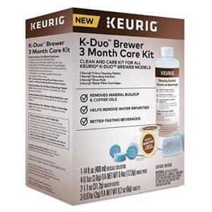 keurig k-duo 3 month care brewer maintenance kit