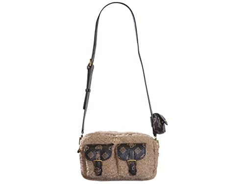 GUESS No Limit Crossbody Sling, Mocha Multi