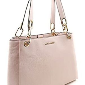 Michael Kors Women's Trisha Large Shoulder Bag Tote Purse Handbag (Powder Blush)