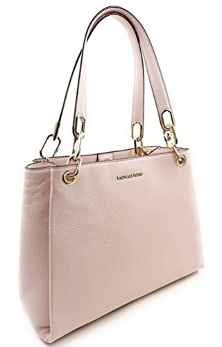 Michael Kors Women's Trisha Large Shoulder Bag Tote Purse Handbag (Powder Blush)