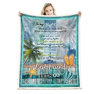 best friendship blanket bff friend gifts for women,best friend christmas birthday gifts, bestie gifts for women,to my best friend blanket,gifts for women,best friends birthday gifts throw blanket