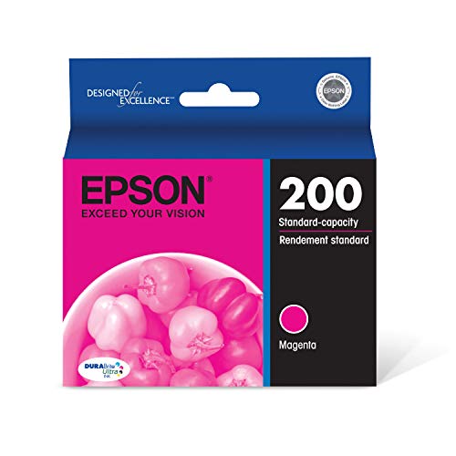 EPSON T200 DURABrite Ultra -Ink Standard Capacity Magenta -Cartridge (T200320) for select Epson Expression and WorkForce Printers