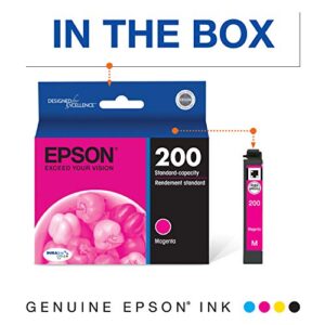 EPSON T200 DURABrite Ultra -Ink Standard Capacity Magenta -Cartridge (T200320) for select Epson Expression and WorkForce Printers