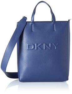 dkny tilly n/s tote, indigo/silver