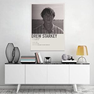 LJC3DFGRGH DREW STARKEY DREW STARKEY Canvas Poster Wall Art Decor Print Picture Paintings for Living Room Bedroom Decoration Unframe-style12x18inch(30x45cm)