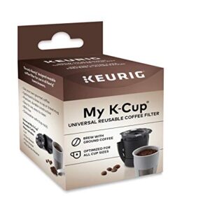 Keurig My K-Cup Reusable K-Cup Pod Coffee Filter, Compatible with All 2.0 Keurig K-Cup Pod Coffee Makers, 1 Count, Black