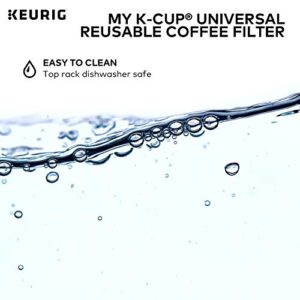 Keurig My K-Cup Reusable K-Cup Pod Coffee Filter, Compatible with All 2.0 Keurig K-Cup Pod Coffee Makers, 1 Count, Black