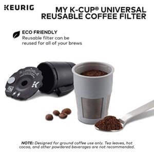 Keurig My K-Cup Reusable K-Cup Pod Coffee Filter, Compatible with All 2.0 Keurig K-Cup Pod Coffee Makers, 1 Count, Black