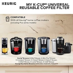 Keurig My K-Cup Reusable K-Cup Pod Coffee Filter, Compatible with All 2.0 Keurig K-Cup Pod Coffee Makers, 1 Count, Black