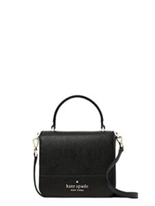 kate spade new york staci square crossbody (black)