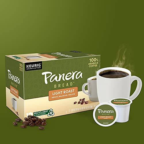 Panera Bread Light Roast, Keurig Single Serve Coffee K-Cup Pods, 12 count (Pack of 6)