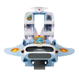 Octonauts Above & Beyond | Octoray Transforming Playset | 7 Pieces | 25+ Lights and Sounds, Multicolor