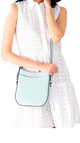 Kate Spade Leila Pebbled Leather Crossbody Purse (Hazy morning)