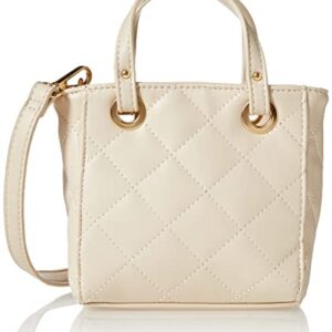 The Drop Women's Nessa Mini Quilted Bag, Bone, One Size