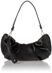 the drop women’s ulla ruched convertible clutch, black, one size