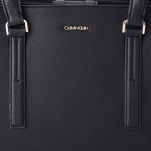 Calvin Klein Women's Ck Elevated Tote Lg, One Size, Ck Black, One Size