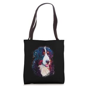 bernese mountain dog watercolor dogs dog mom clothing tote bag