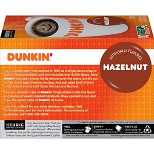 Dunkin' Hazelnut Flavored Coffee, 10 Keurig K-Cup Pods