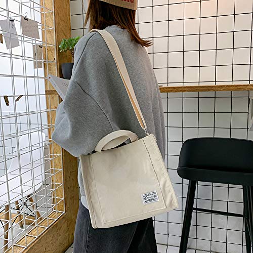 Large Tote Bag for Women,Corduroy Hobo Bag,Satchel Bags Casual Crossbody Bag for Travel