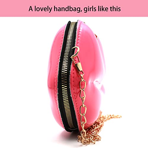 WLC Lip Purse PU Banquet Evening Banquet Bags Young Girl Party Clutch