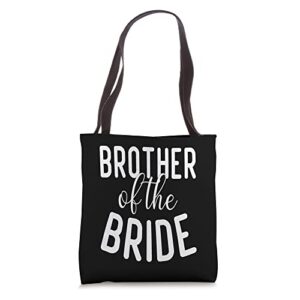 brother of the bride tote bag