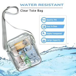 SPODEARS Clear Bag Stadium Approved Crossbody Purse, Small Clear Tote Bag for Concert Festival Work Sports Events