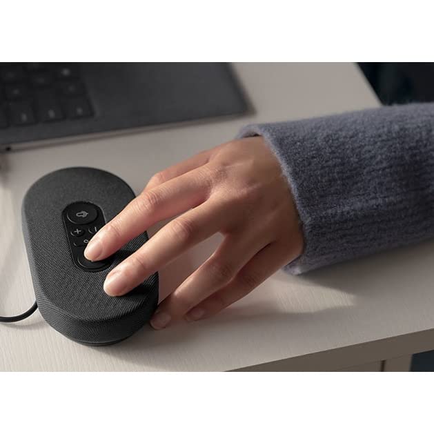 Microsoft Modern USB-C Speaker, Certified for Microsoft Teams, 2- Way Compact Stereo Speaker, Call Controls, Noise Reducing Microphone. Wired USB-C Connection