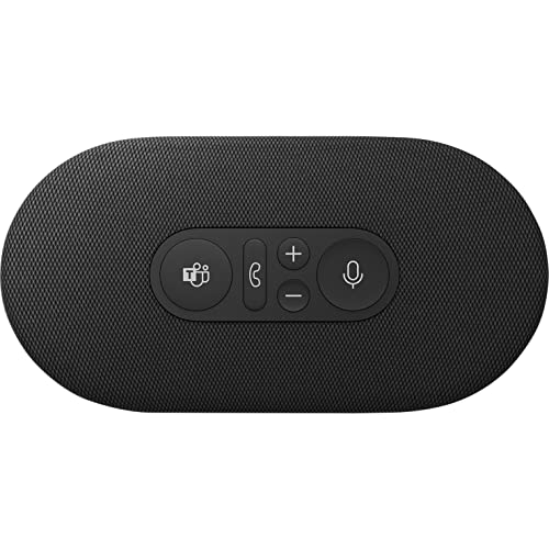 Microsoft Modern USB-C Speaker, Certified for Microsoft Teams, 2- Way Compact Stereo Speaker, Call Controls, Noise Reducing Microphone. Wired USB-C Connection