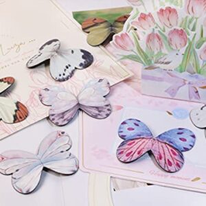 Butterfly Bookmarks Penta Angel 16Pcs Cute Foldable Butterfly Page Book Marker Clip for Student Teachers Reading School Home Office Supplies (Butterfly)