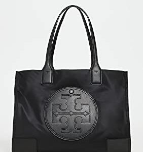 Tory Burch Women's Ella Mini Tote, Black, One Size