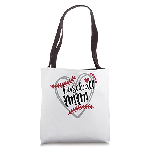 Cute Baseball Ball Mom Christmas Baseball Mimi MOTHER'S DAY Tote Bag