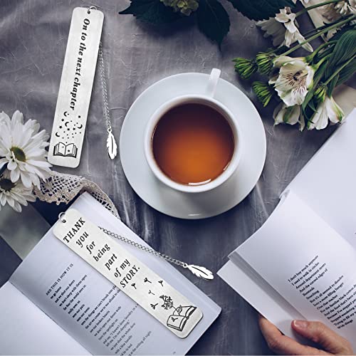 3 Pcs Stainless Steel Bookmarks with Tassel，Frosting Metal Bookmark for Book Lovers Women Men,Graduation Gifts for Teen Students ，Thank You Gifts for Teacher Family Friends Boss Coworker