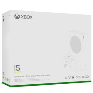 2021 Microsoft Xbox Series S 512GB Game All-Digital Console, One Xbox Wireless Controller, 1440p Gaming Resolution, 4K Streaming, 3D Sound, WiFi, White (Renewed)