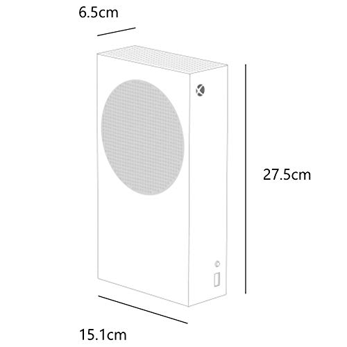 2021 Microsoft Xbox Series S 512GB Game All-Digital Console, One Xbox Wireless Controller, 1440p Gaming Resolution, 4K Streaming, 3D Sound, WiFi, White (Renewed)