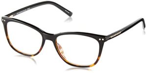 kate spade new york womens kate spade female optical style tinlee reading glasses, black havana gold/demo lens, 52mm 16mm us