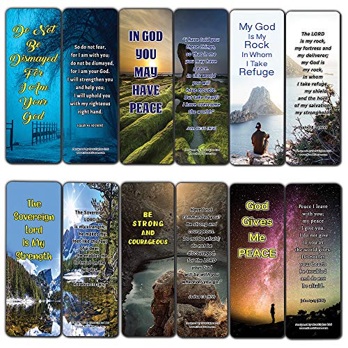 Stand Strong in Uncertain Times Bible Bookmarks (60-Pack) - Perfect Giftaway for Sunday School and Ministries