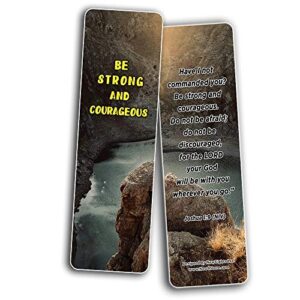 Stand Strong in Uncertain Times Bible Bookmarks (60-Pack) - Perfect Giftaway for Sunday School and Ministries