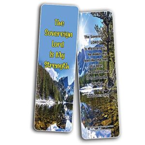 Stand Strong in Uncertain Times Bible Bookmarks (60-Pack) - Perfect Giftaway for Sunday School and Ministries