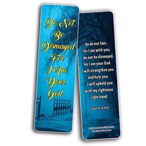 Stand Strong in Uncertain Times Bible Bookmarks (60-Pack) - Perfect Giftaway for Sunday School and Ministries